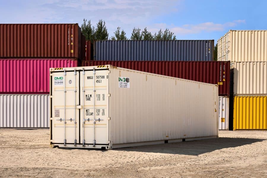 40’ High Cube New Side Door Shipping Container - DMD Containers
